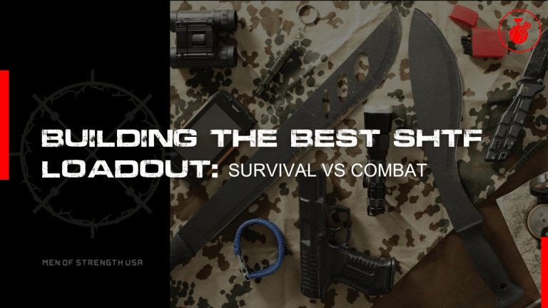 Building The Best SHTF Loadout: Survival Vs. Combat - Men of Strength USA