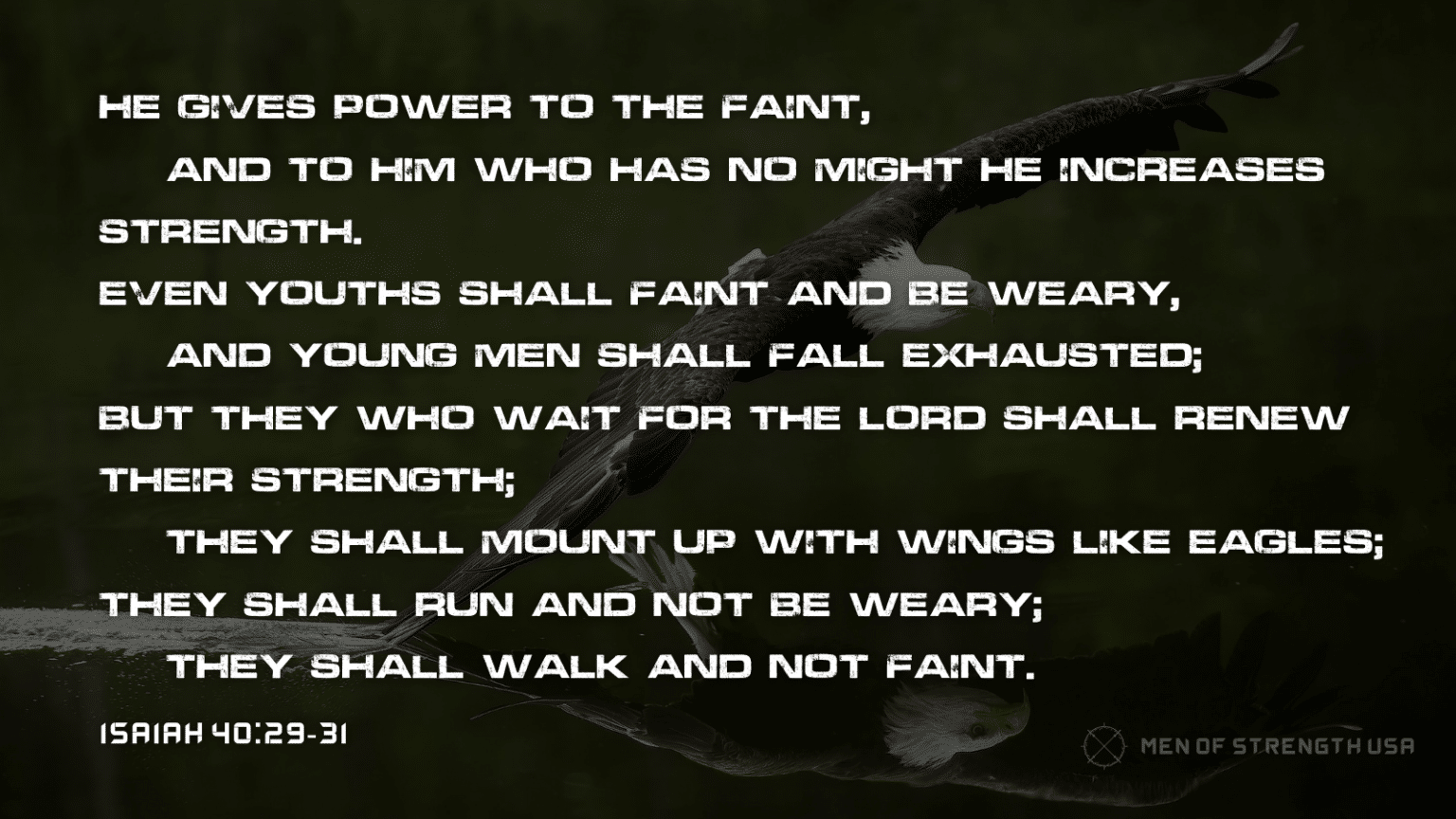 The Best Bible Verses About Strength in Hard Times - Men of Strength USA